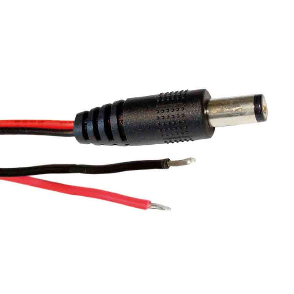 Strømkabel med DC-plugg 1 meter - Bilradiospesialisten AS