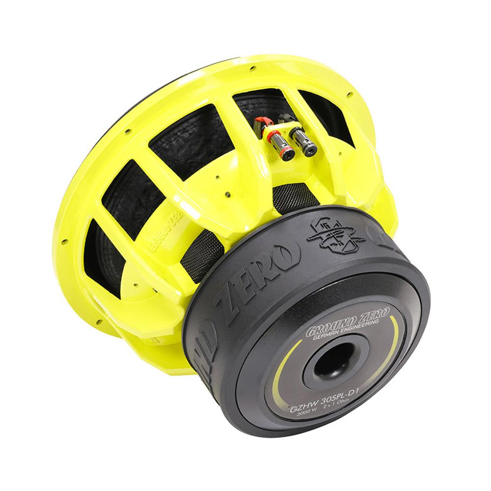 Ground Zero GZHW 30XSPL-D1 12" subwoofer 3000W SPL, 2x1 Ohm, KLIPPEL ...