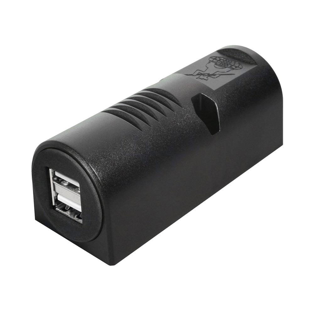 12V -> USB adapter 2 x 2.5A - Bilradiospesialisten AS