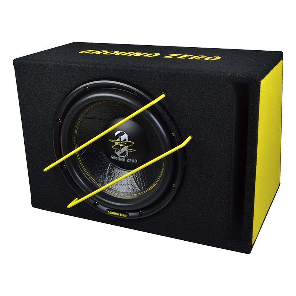 Ground Zero GZIB 12SPL basskasse 12" i kasse, 1000W SPL, 2x2 Ohm ...