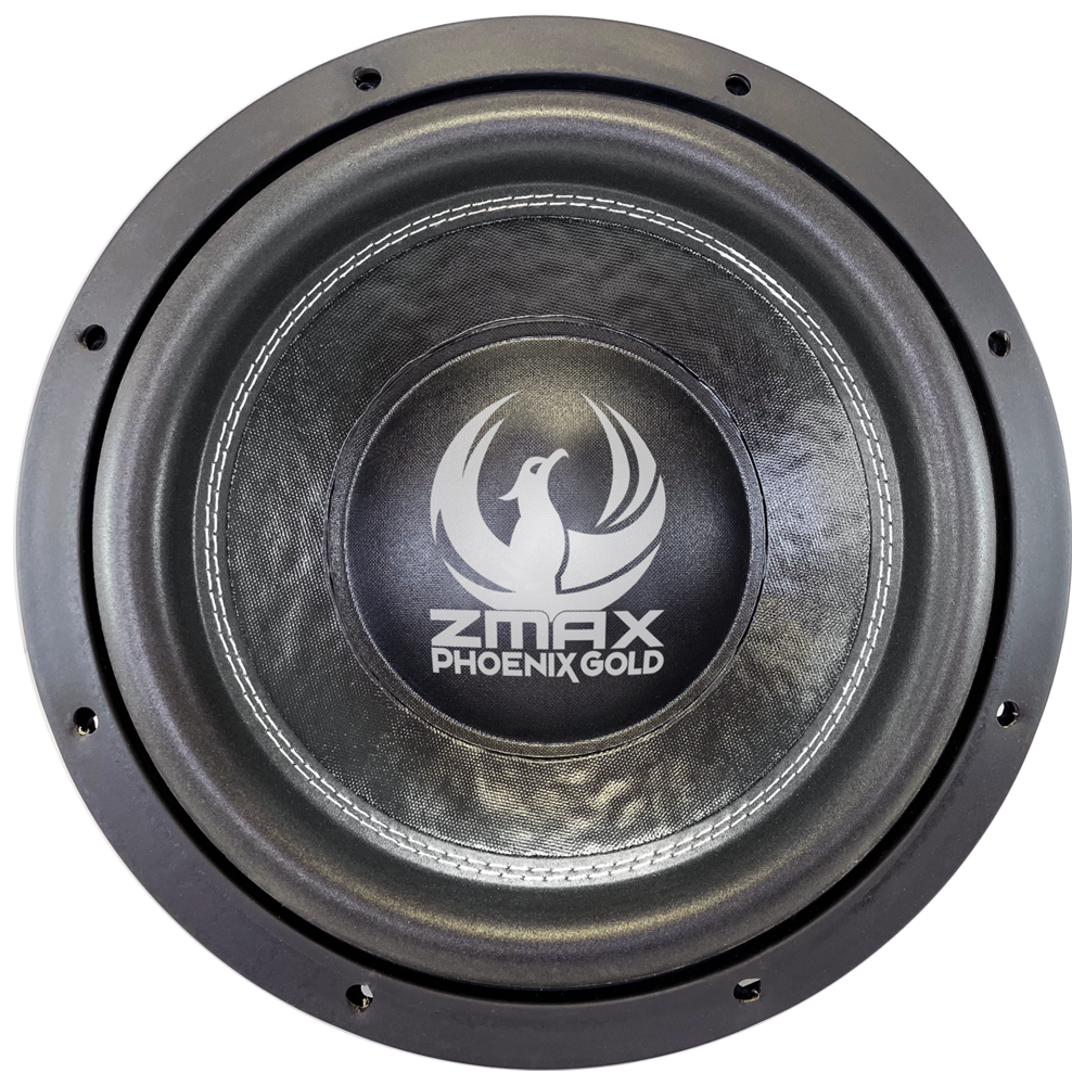 Phoenix Gold ZMAX122 12" subwoofer 1500W RMS, 4500W SPL Subwoofer, 2x2 ...
