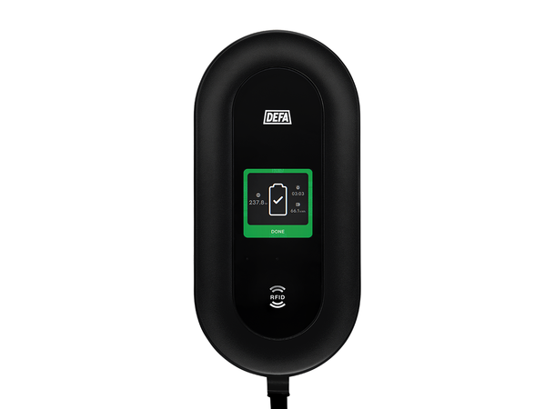 Defa Power™ ladestasjon 22kW med 6 meter kabel og display ...