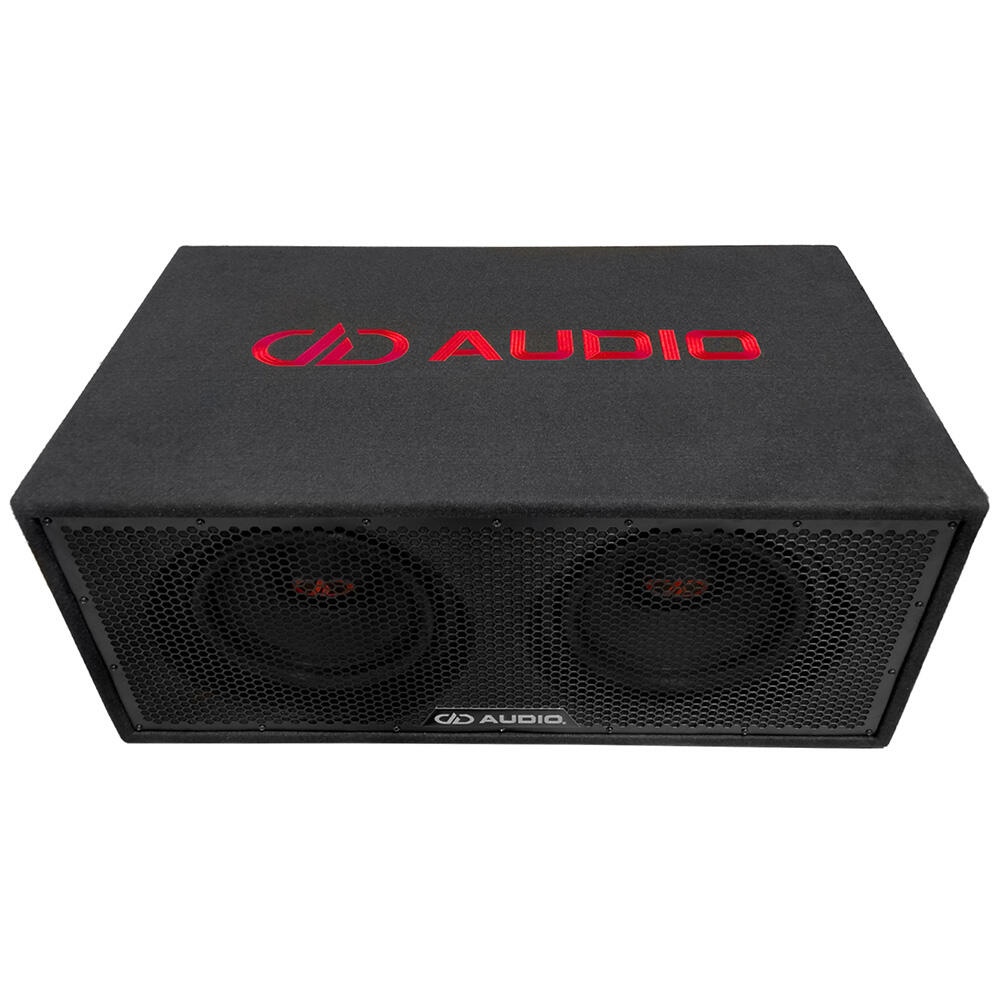 DD Audio LE-212.2 basskasse 2x12" i kasse, 600W RMS, 1 Ohm ...