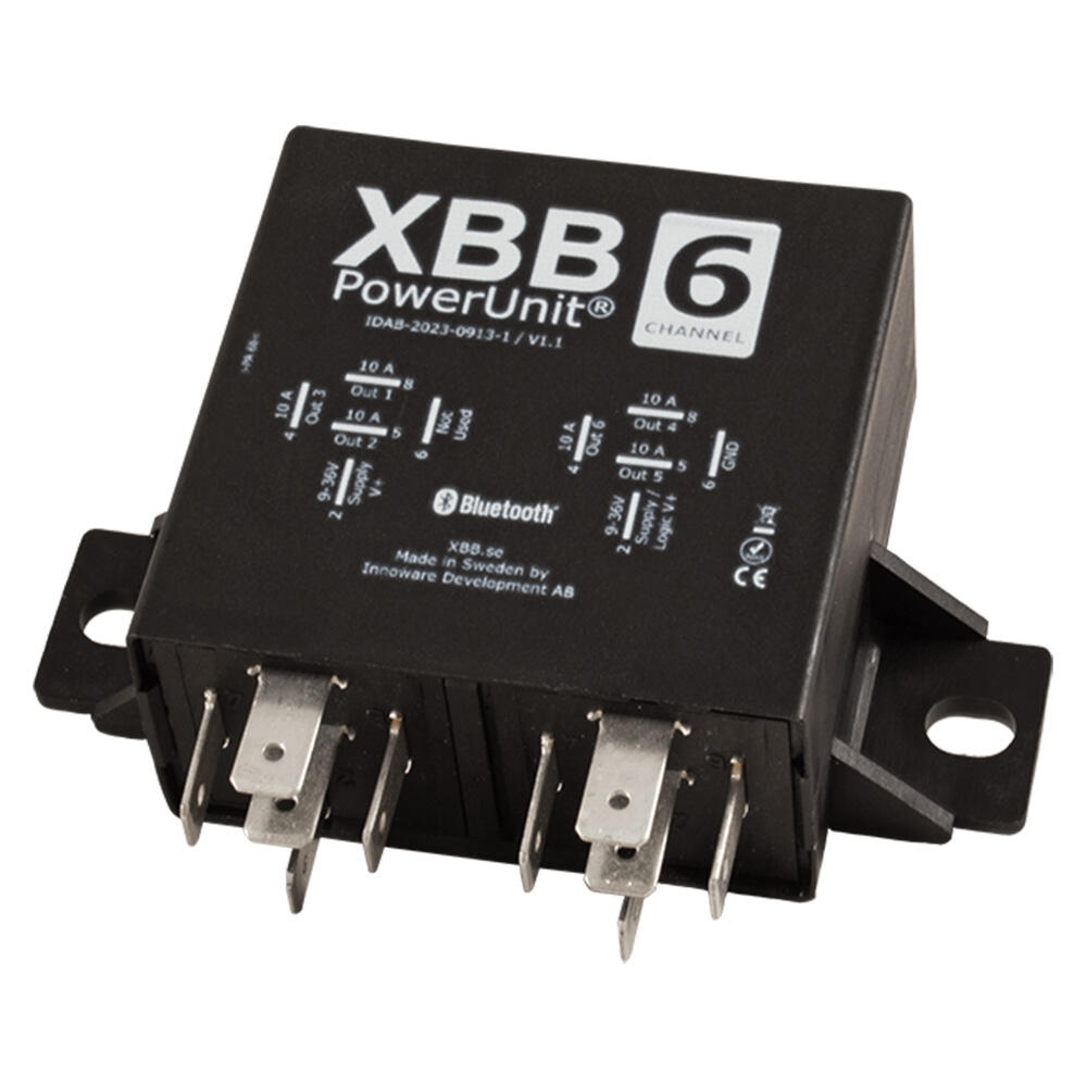 XBB Powerunit 6 Ekstra relé, 6 utganger - Bilradiospesialisten AS